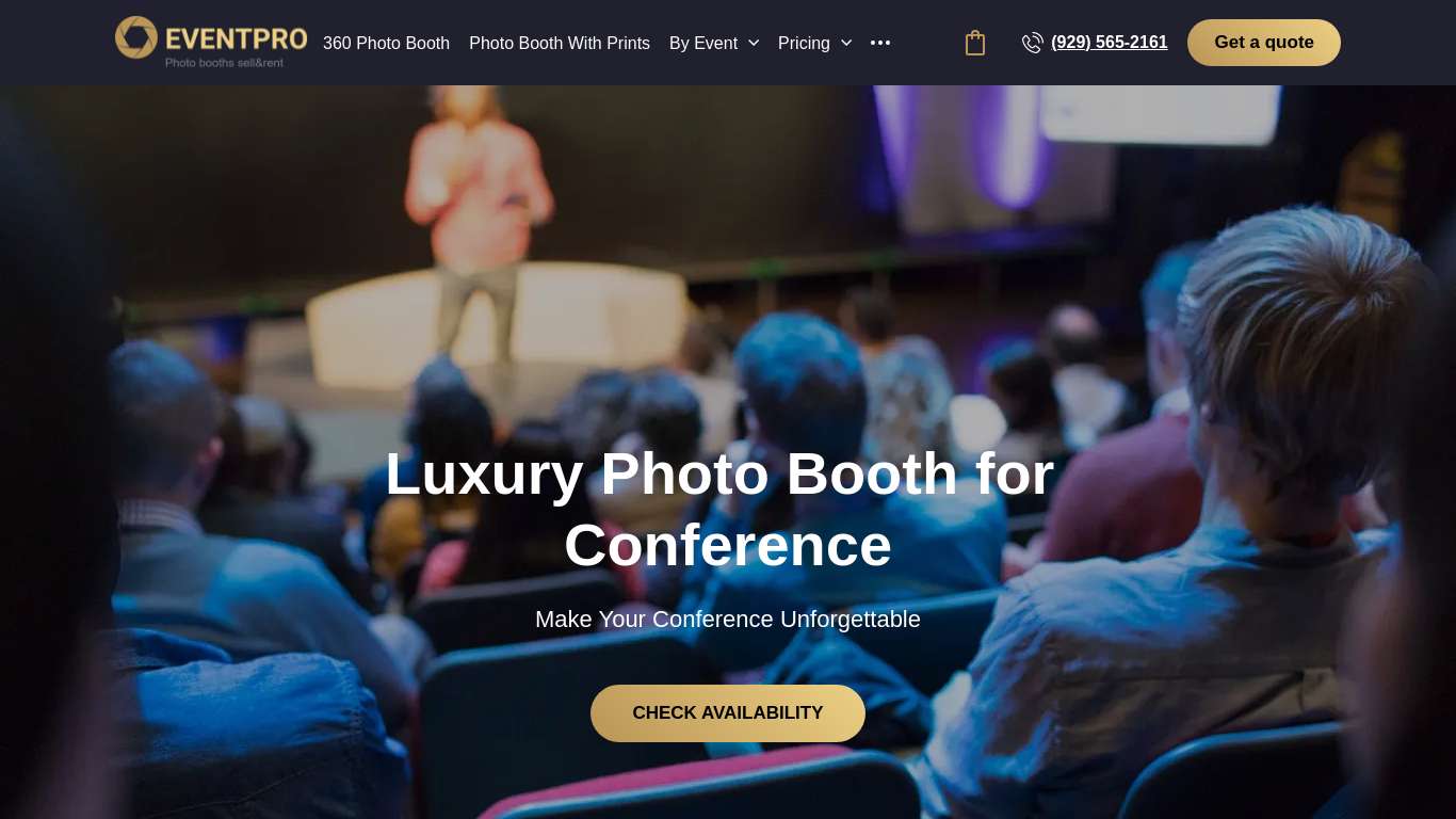Luxury Photo Booth Service for Conference